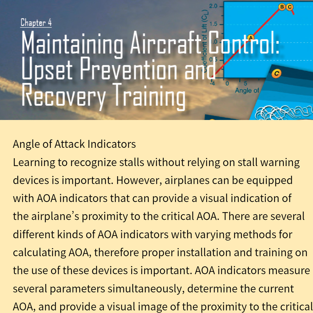 AFH Chapter 4-11 Angle of Attack Indicators