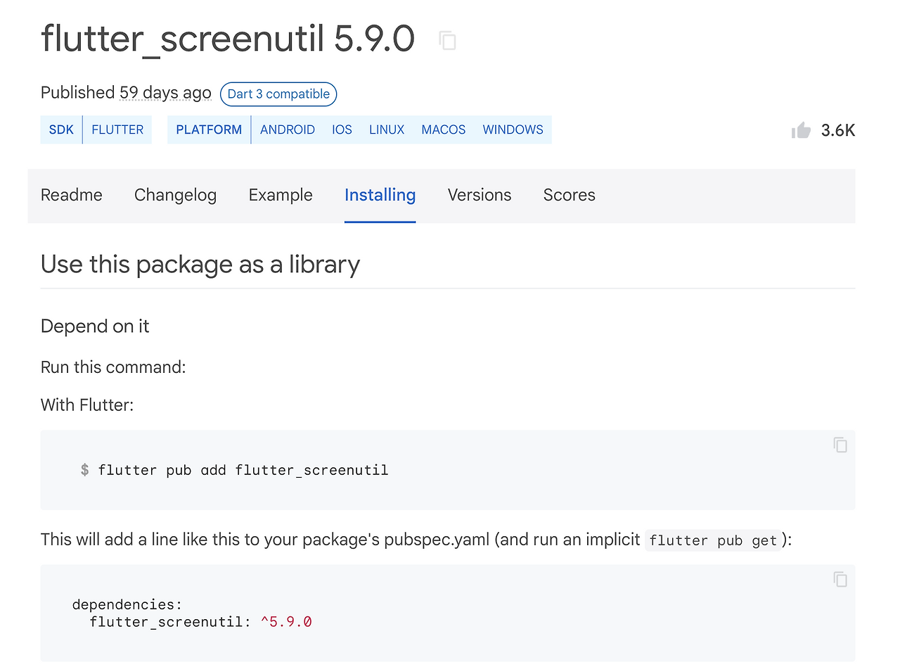 Flutter - ScreenUtil