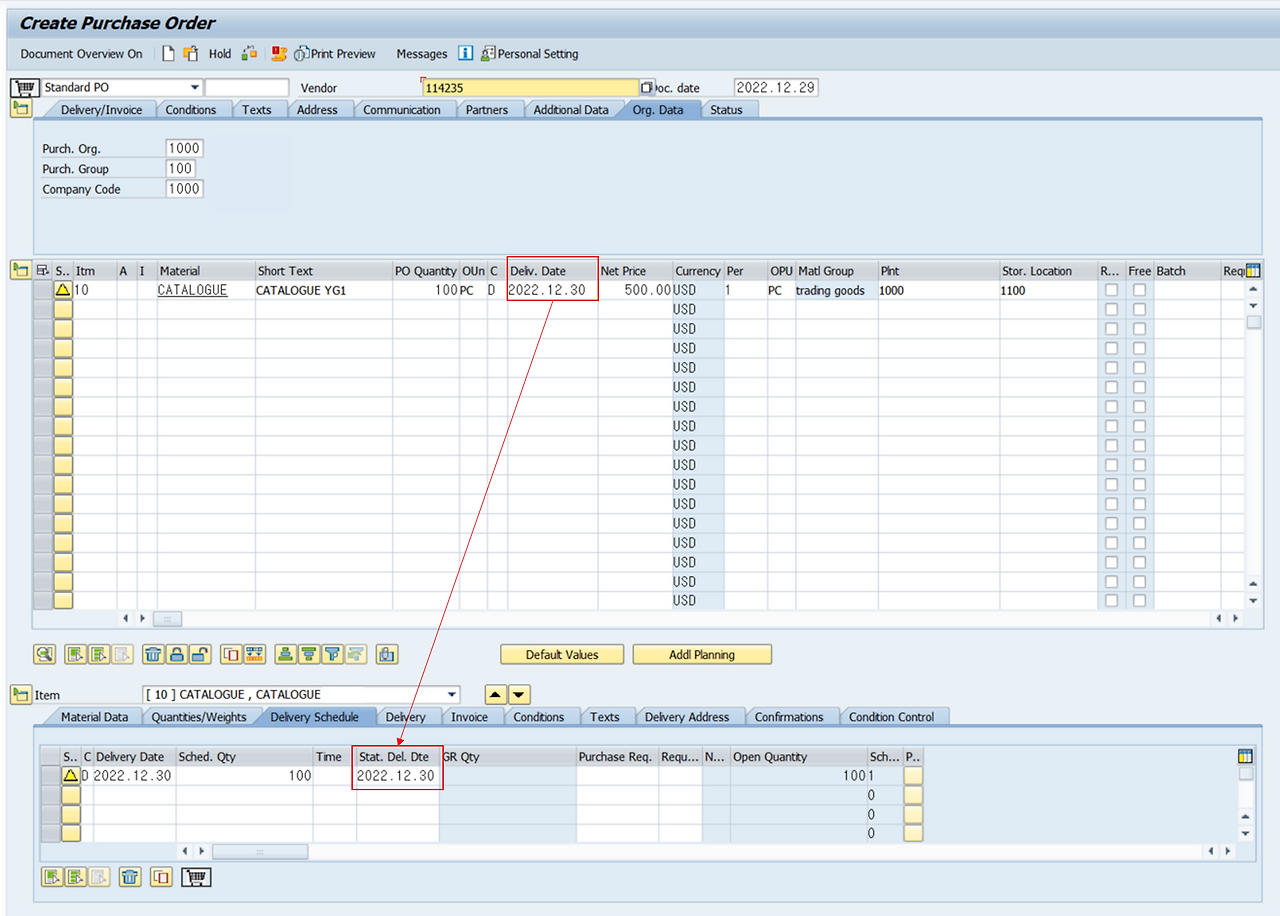 SAP_PO 생성 부터 릴리즈까지!