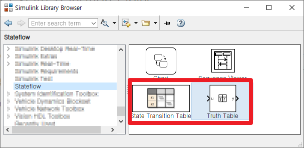 [Stateflow] Truth / State Transition tables
