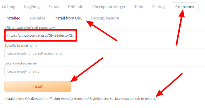 Stable Diffusion XL(SDXL) 1.0 모델 사용법