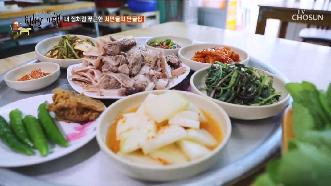 식객 허영만의 백반기행 전남 강진 편 돼지 머리고기 메추리구이 맛집 정보 음식점 정보 탐진대중음식점
