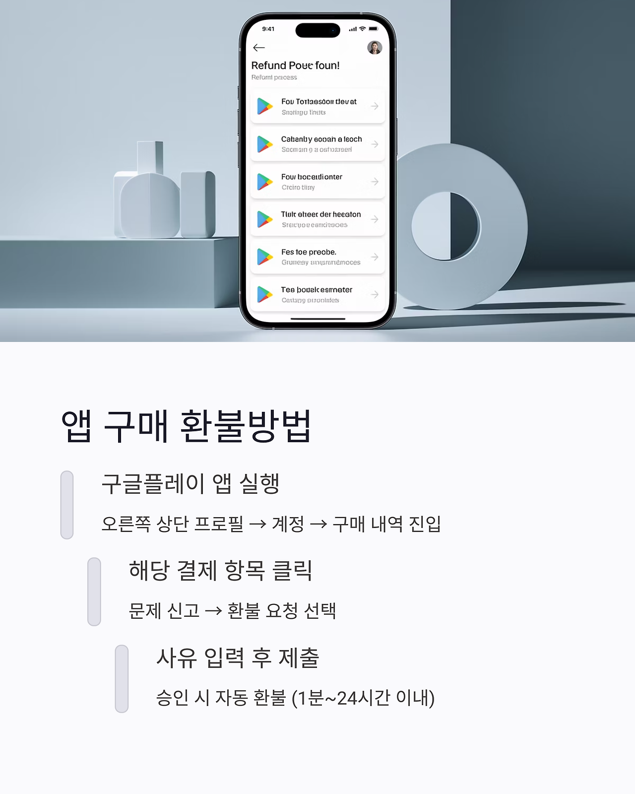 구글플레이 결제취소 방법 정리｜앱 환불 구독 해지 인앱결제 처리까지
