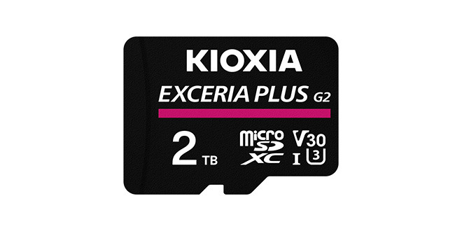 키오시아kioxia 세계 최대 2tb 용량 마이크로sdxc 메모리 카드 양산