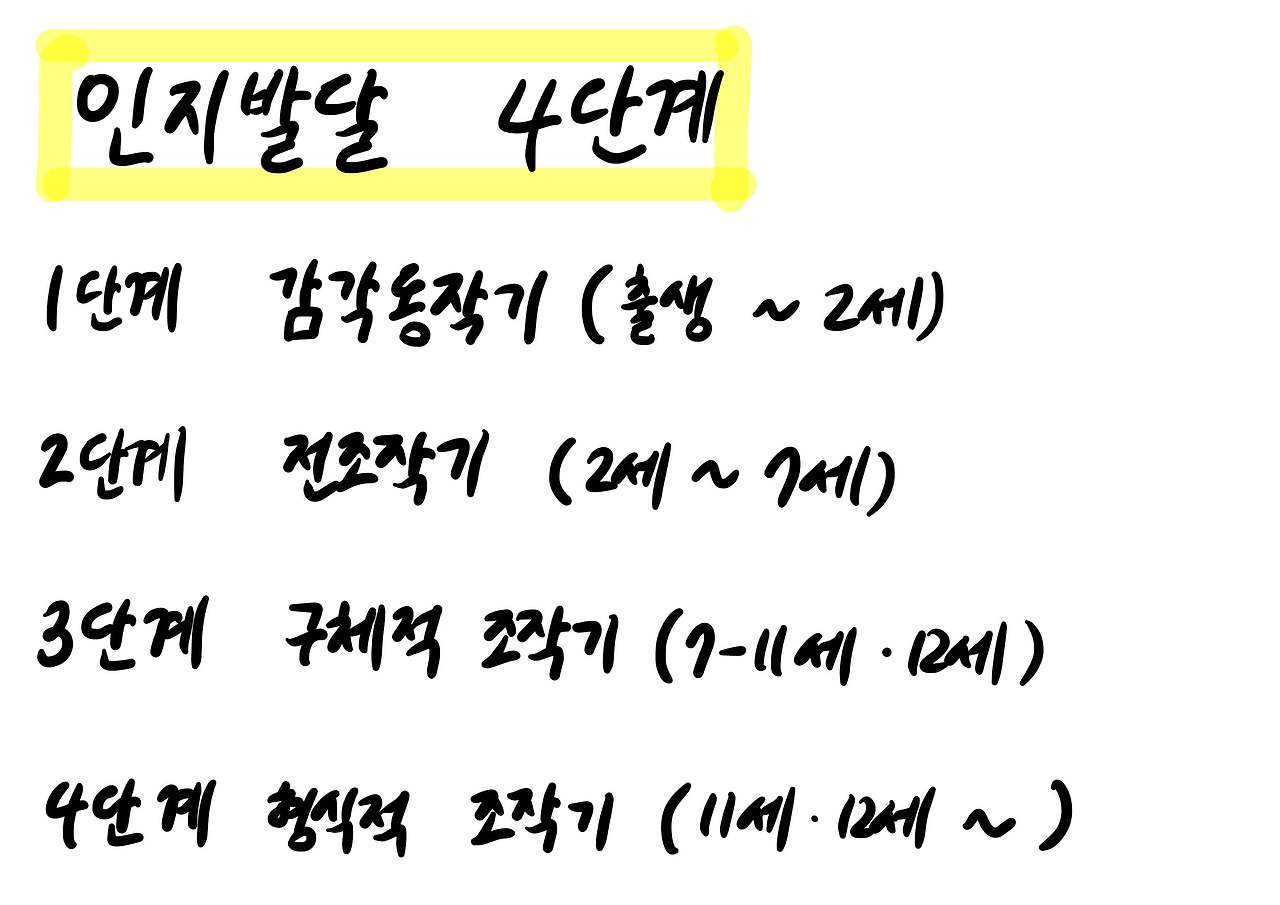 피아제 Piaget 인지발달이론