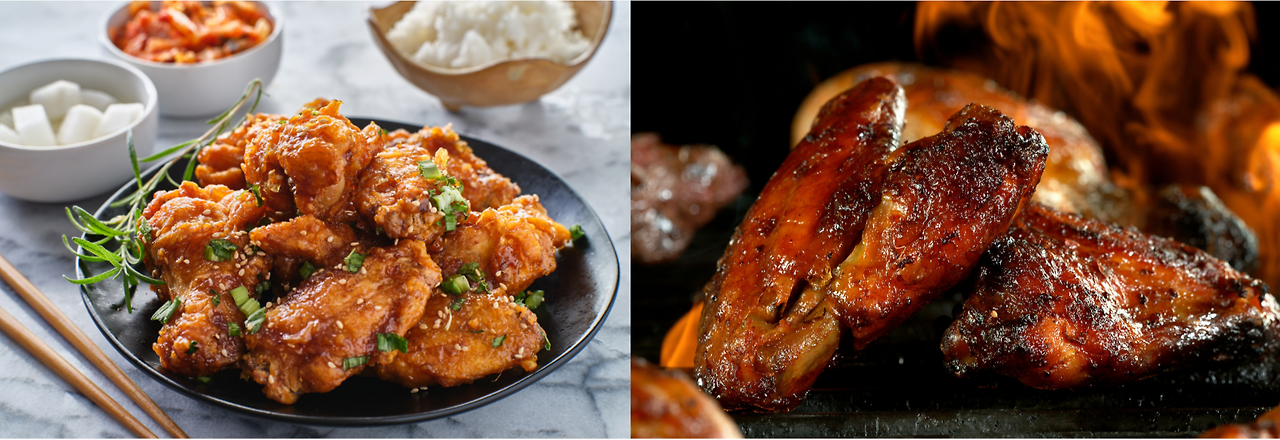 바싹함? 불맛? 한국식 치킨 스타일의 비교