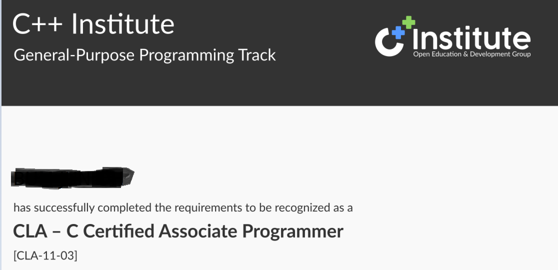 [자격증] (직장인) CLA (C언어) 시험 합격 후기