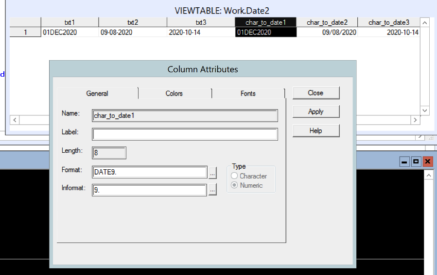 [SAS Programming] 날짜 변수 속성(Type) 바꾸기 (Input, put, format)