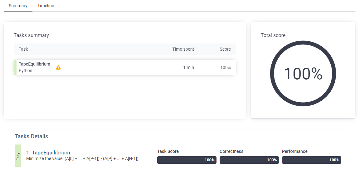 코딜리티 Time Complexity - TapeEquilibrium (파이썬)