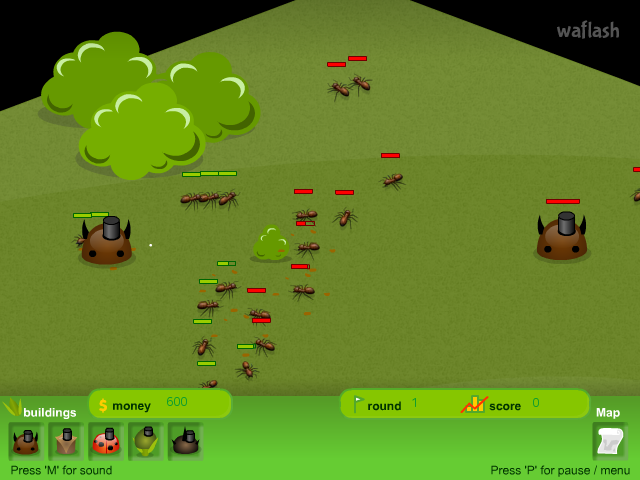 백야드 버징 (Backyards Buzzing) - 플래시게임 | 와플래시 게임 아카이브