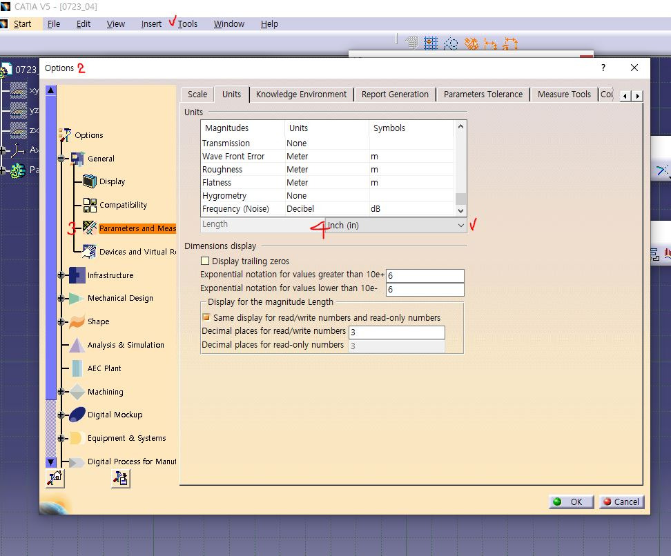 [CATIA] 10. Sketch 및 단위변경 / Drafting - Hatch