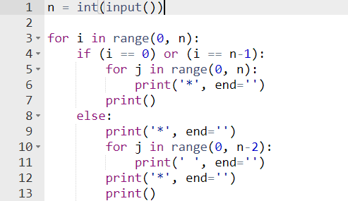 [CodeUp/Python]코드업 1356번 사각형 출력하기 2