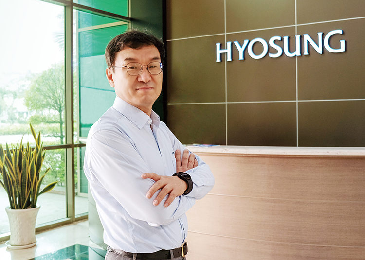빠른 판단력 팬데믹을 이기다 2021년 올해의 자랑스러운 효성인상 수상자 효성 베트남법인 김치형 법인장