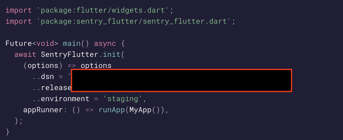 How to install sentry in flutter (플러터 센트리 설치 방법)