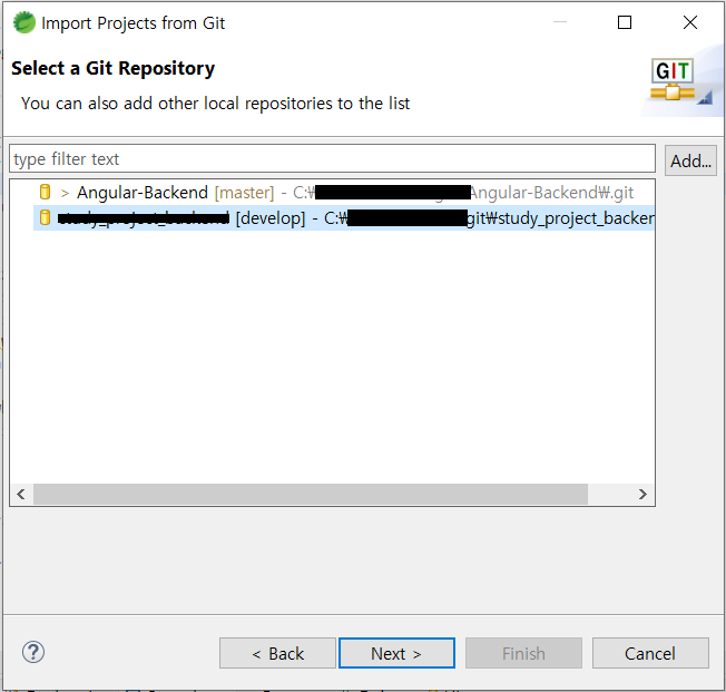 GitLab project/repository STS에 가져오기