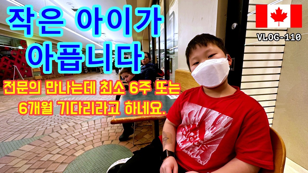 🇨🇦vlog 110🍁 작은 아이 귀가 아픕니다😢 캐나다 이민브이로그 및 병원 의료시스템 에드먼튼 스톨러리 아동 병원