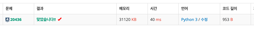 [백준/python] 20436번 ZOAC 3