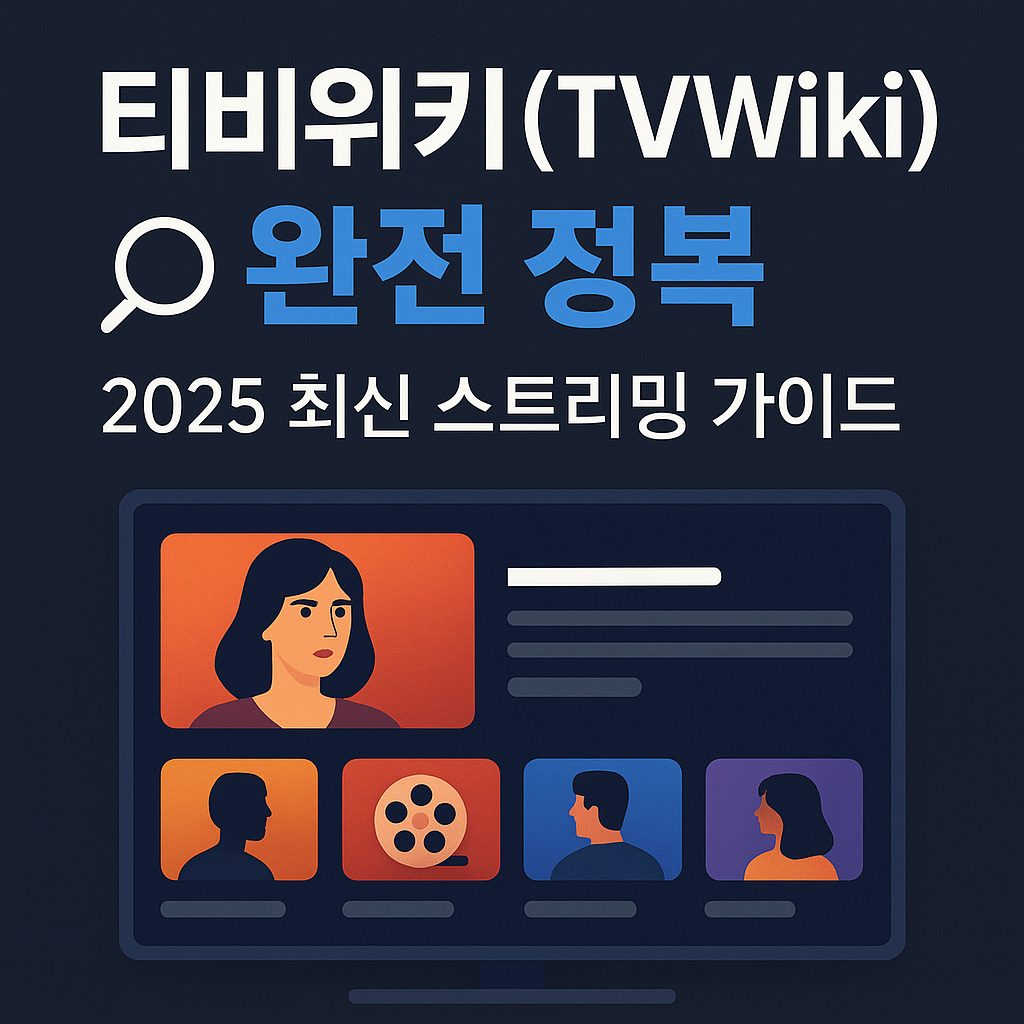 티비위키(TVWiki) 완전 정복 – 최신 스트리밍 가이드
