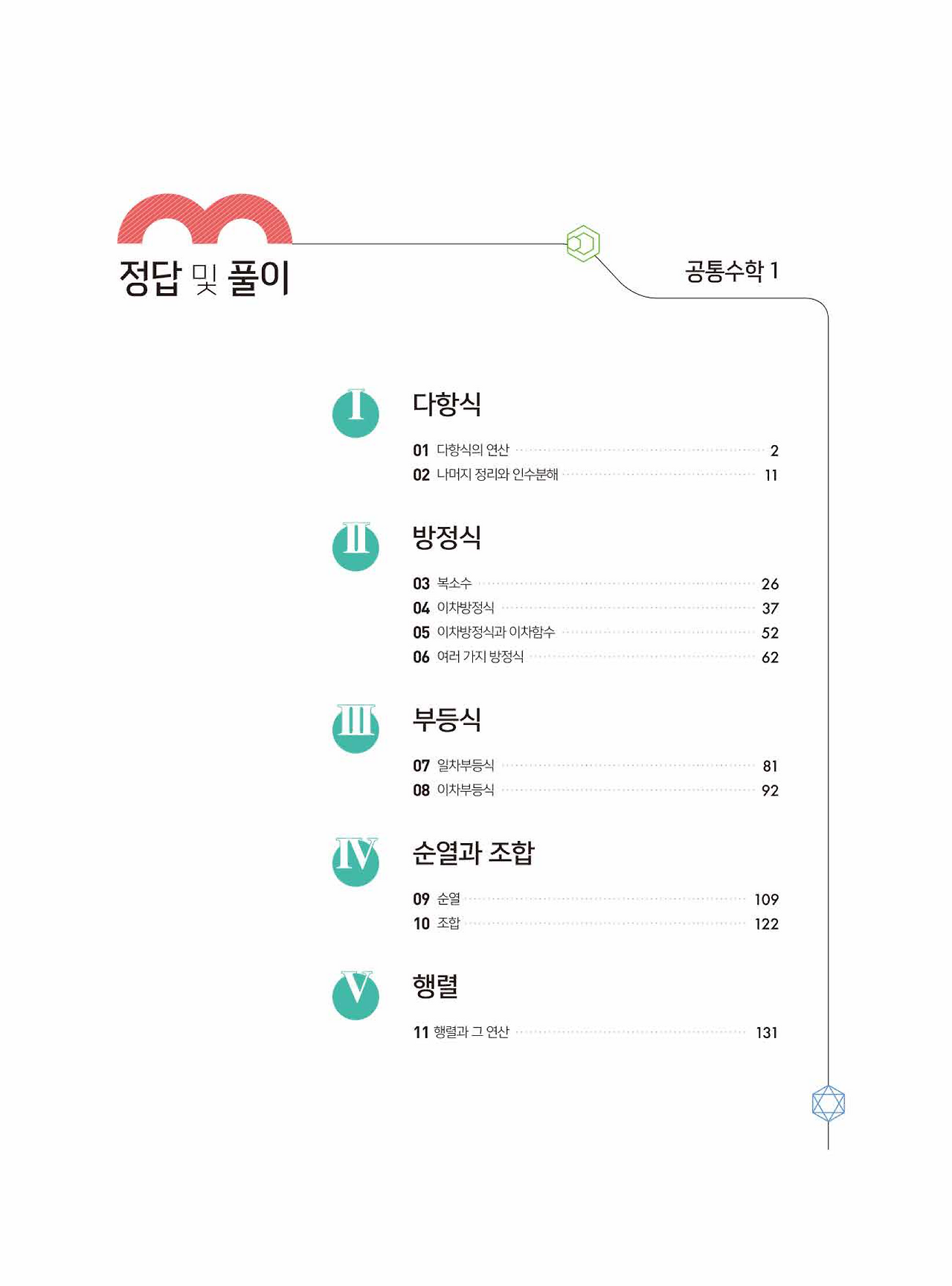 2025 최신개정 라이트쎈 공통수학1 라쎈 공수1 답지 해설 풀이 빠른답지 Pdf 다운로드 바로보는 사진답지 모바일최적화