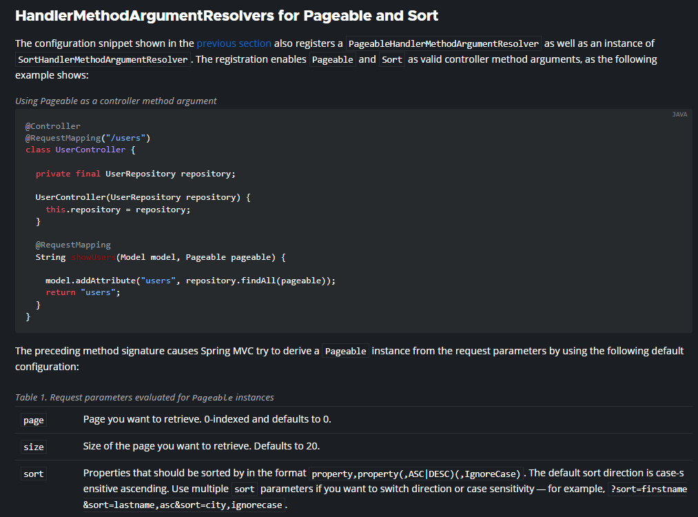 [Spring Data JPA] Pageable