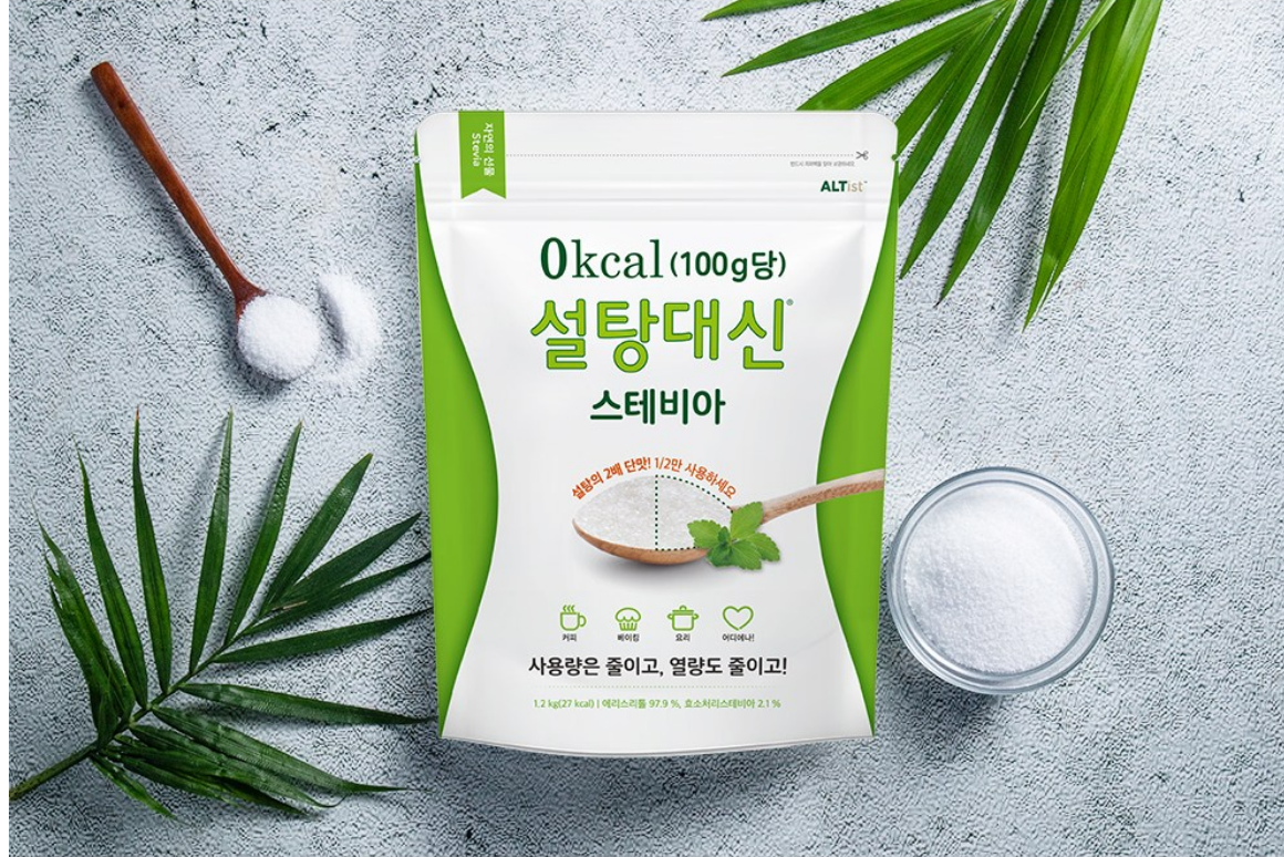 설탕 대신 스테비아 12kg 건강한 단맛을 위한 자연 감미료