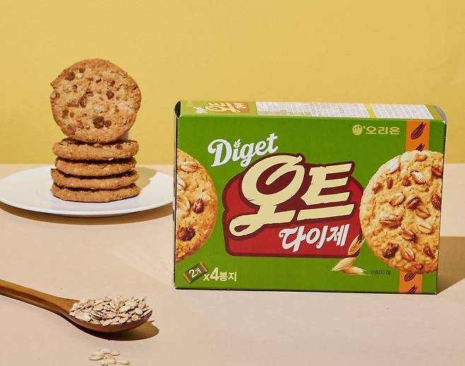 귀리를 쿠키로 간편하게 즐길 수 있는 오리온 오트 다이제