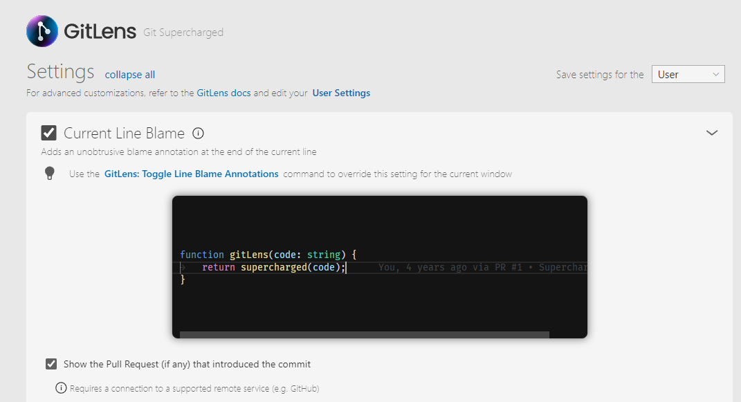 [VScode]gitlens 설치 및 설정, 팁