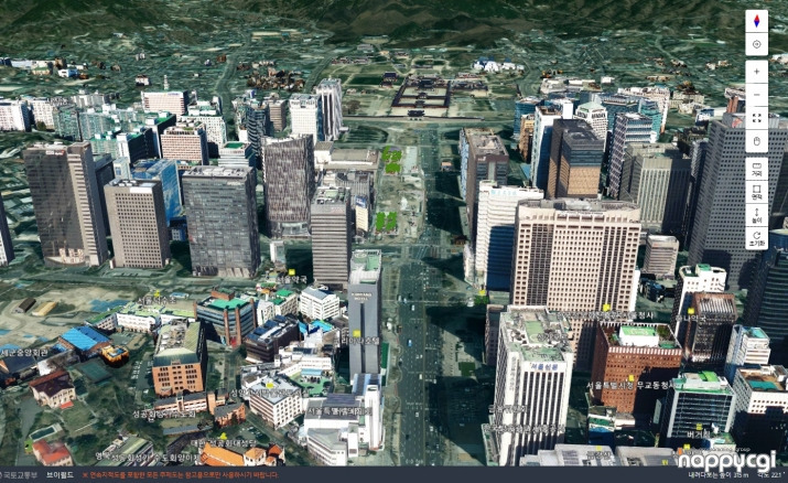 [해피CGI][cgimall] V-WORLD : 웹지엘 3D 지도 API 3.0