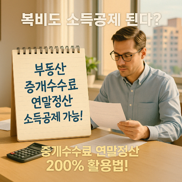 복비 연말정산 소득공제 받는 방법 총정리