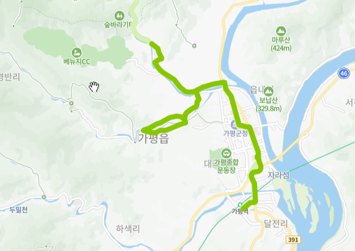 가평 71 4번 버스 노선 시간표 첫차 막차 배차간격 확인하기 대중교통