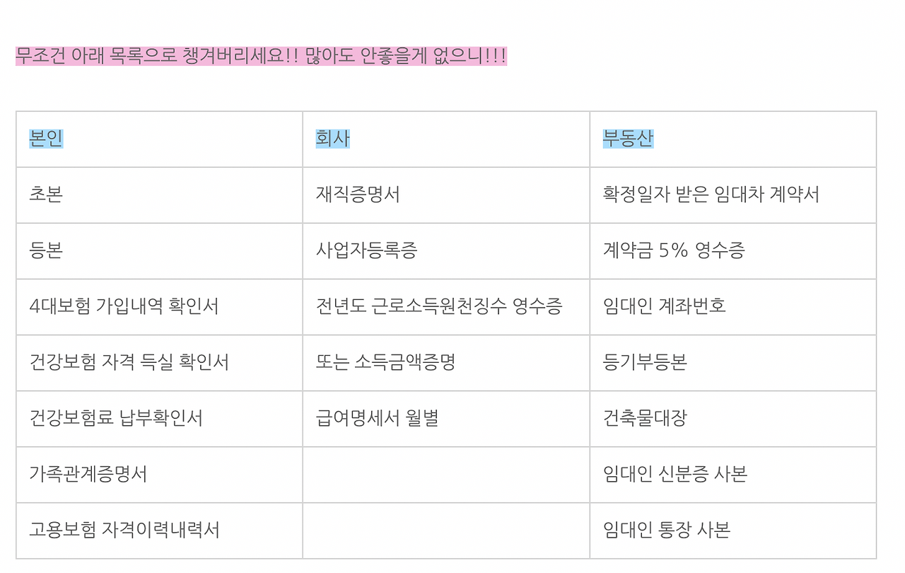 허그 Hug 청년 버팀목 전세대출 신청 방법 및 신청 후기