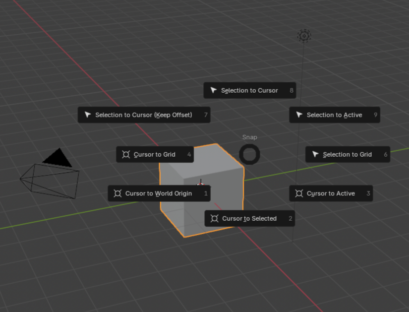 [Blender] 정확한 모델링을 위한 필수 도구 - SNAP MENU