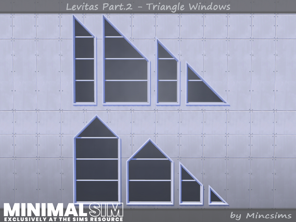 [TSR]MinimalSim - Levitas Triangle Windows — MINCSIMS