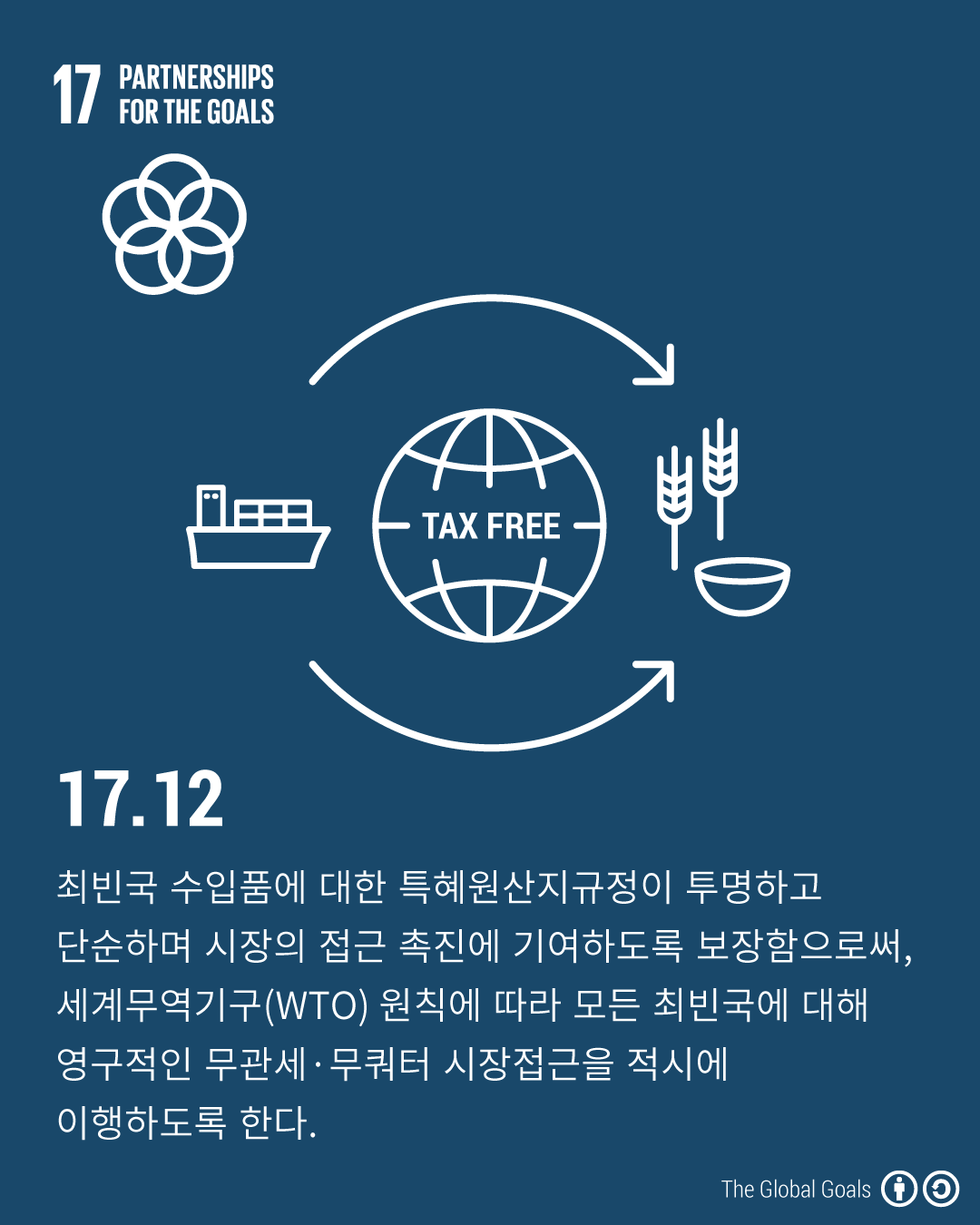 Un Sdgs 설명 목표17 목표 달성을 위한 파트너십 이행수단 강화 및 지속가능발전을 위한 글로벌 파트너십을 확대한다