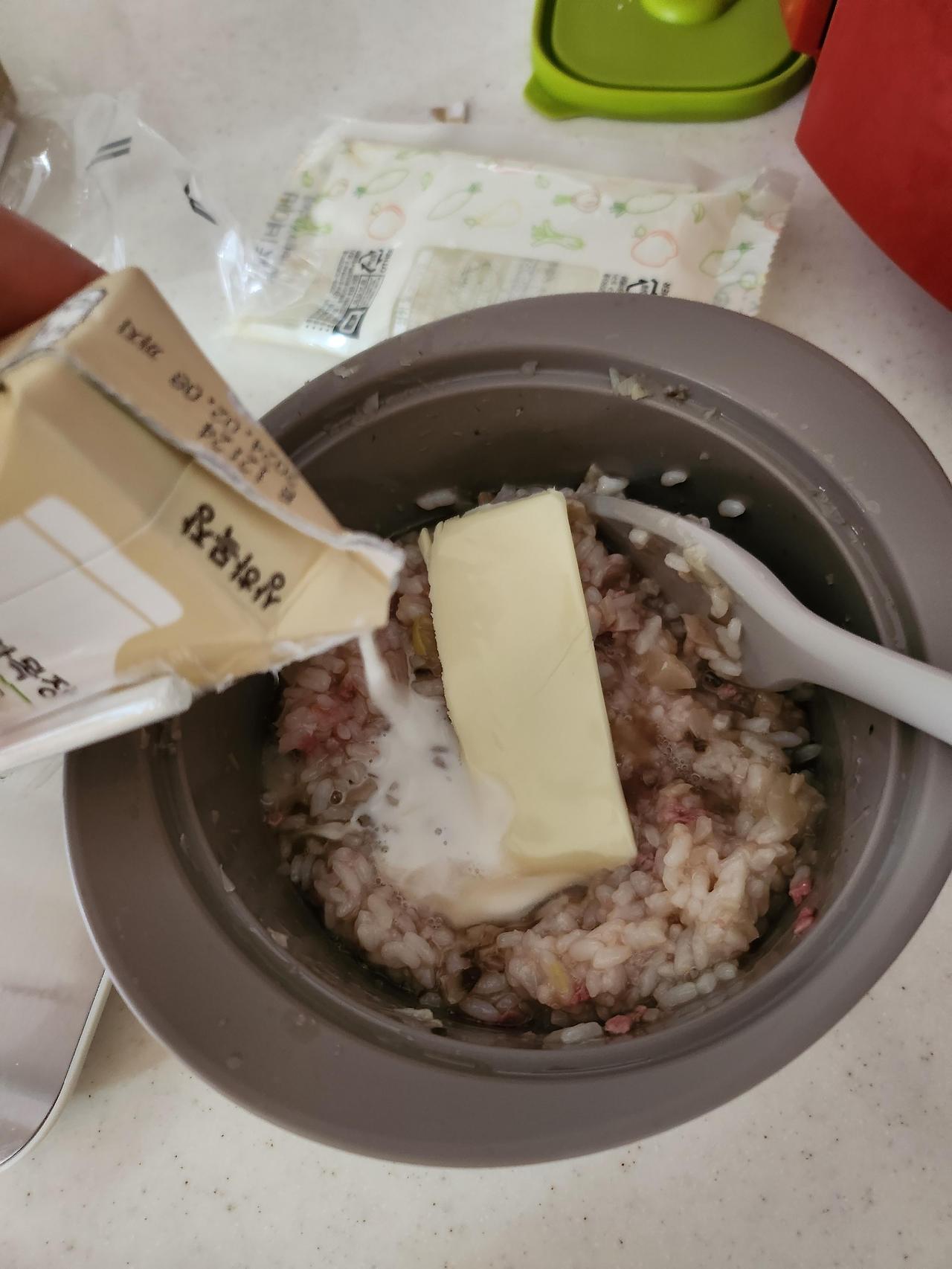 아기 버섯 리조또 다시