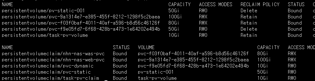 [쿠버네티스] PV, PVC (Persistent Volumes / Persistent Volumes Claim) 정리