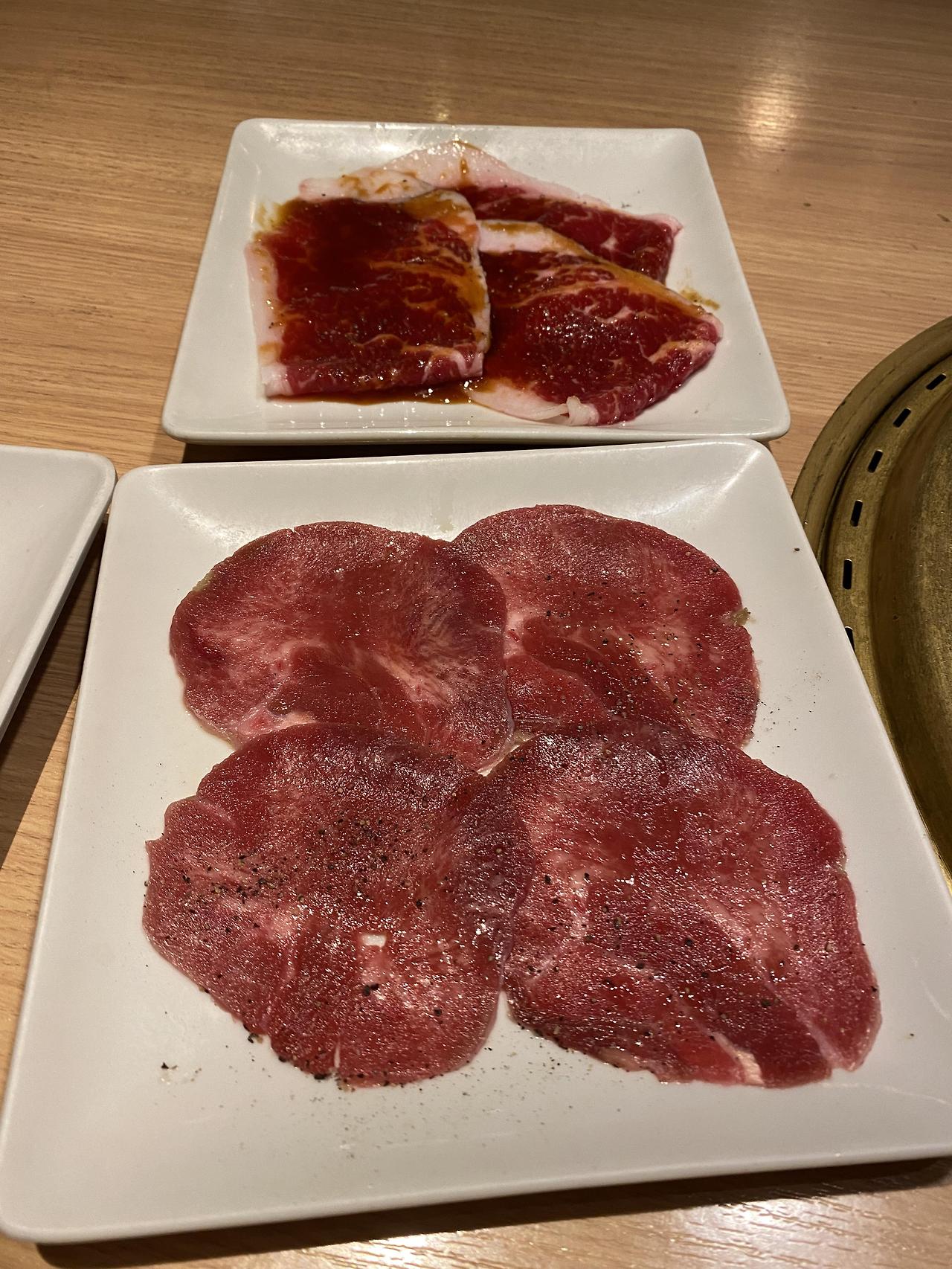 일본후쿠오카음식 후쿠오카 야끼니꾸 무한리필집 강력추천 원갈비 프리미엄 텐진