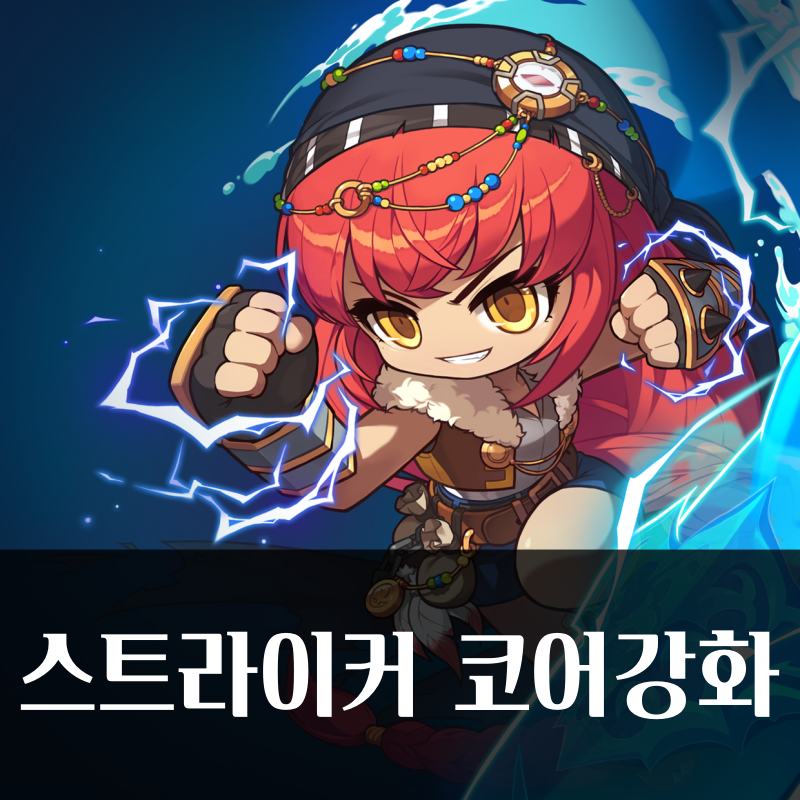 메이플스토리 스트라이커 코어강화 방법 스커 5차 스킬 코강 방법