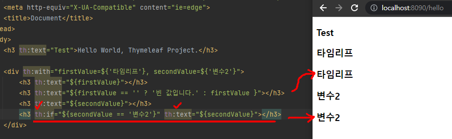 Spring Boot Thymeleaf 타임리프 사용방법 및 시작하기