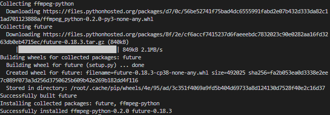 파이썬에서 ffmpeg 사용하기(ffmpeg-python, 각종 예제)