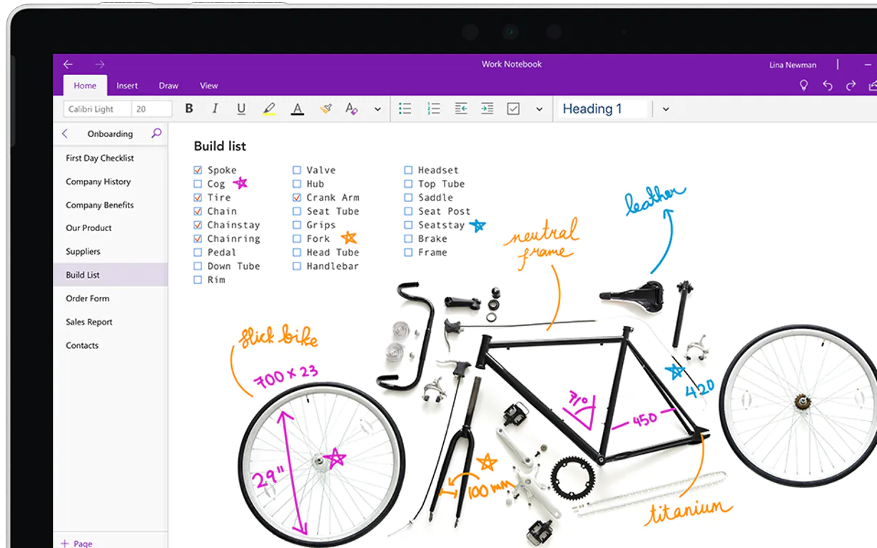 [Wacom Edu] 와콤 타블렛으로 간단하게 필기하기 - Microsoft OneNote (1)