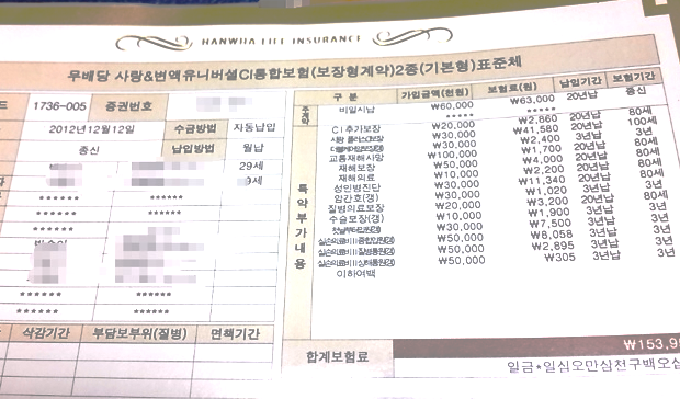 한화생명 사랑and변액유니버셜 Ci통합보험 궁금해요 속 시원한 보험이야기