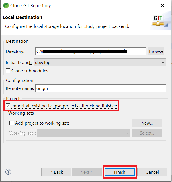 GitLab project/repository STS에 가져오기