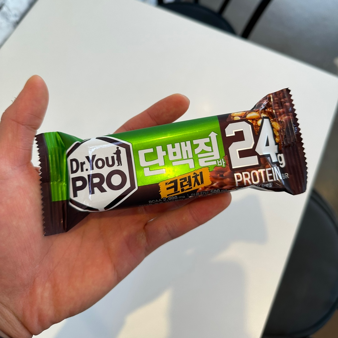 닥터유 프로 단백질바 크런치 압도적인 24g 초코바