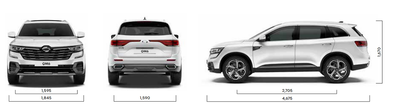 2024 르노코리아 QM6 연비, 가격, 제원 비교 - 중형 SUV