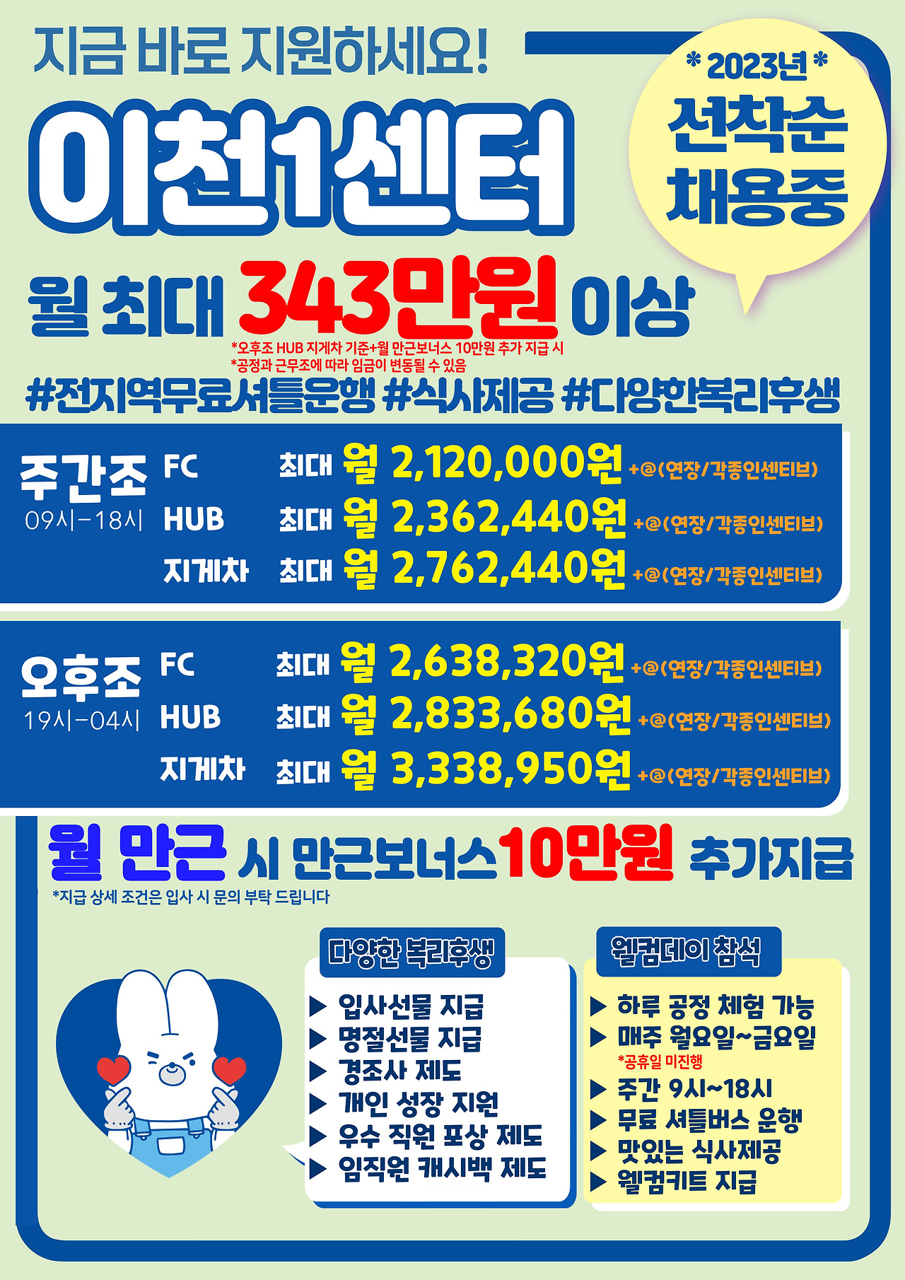 쿠팡풀필먼트서비스유 쿠팡 이천1센터 물류사원 대 모집채용시 마감 사람인