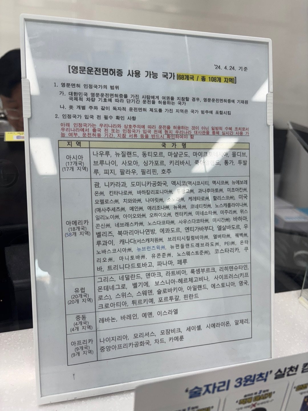 국제면허증 발급 경찰서 준비물 비용 총정리