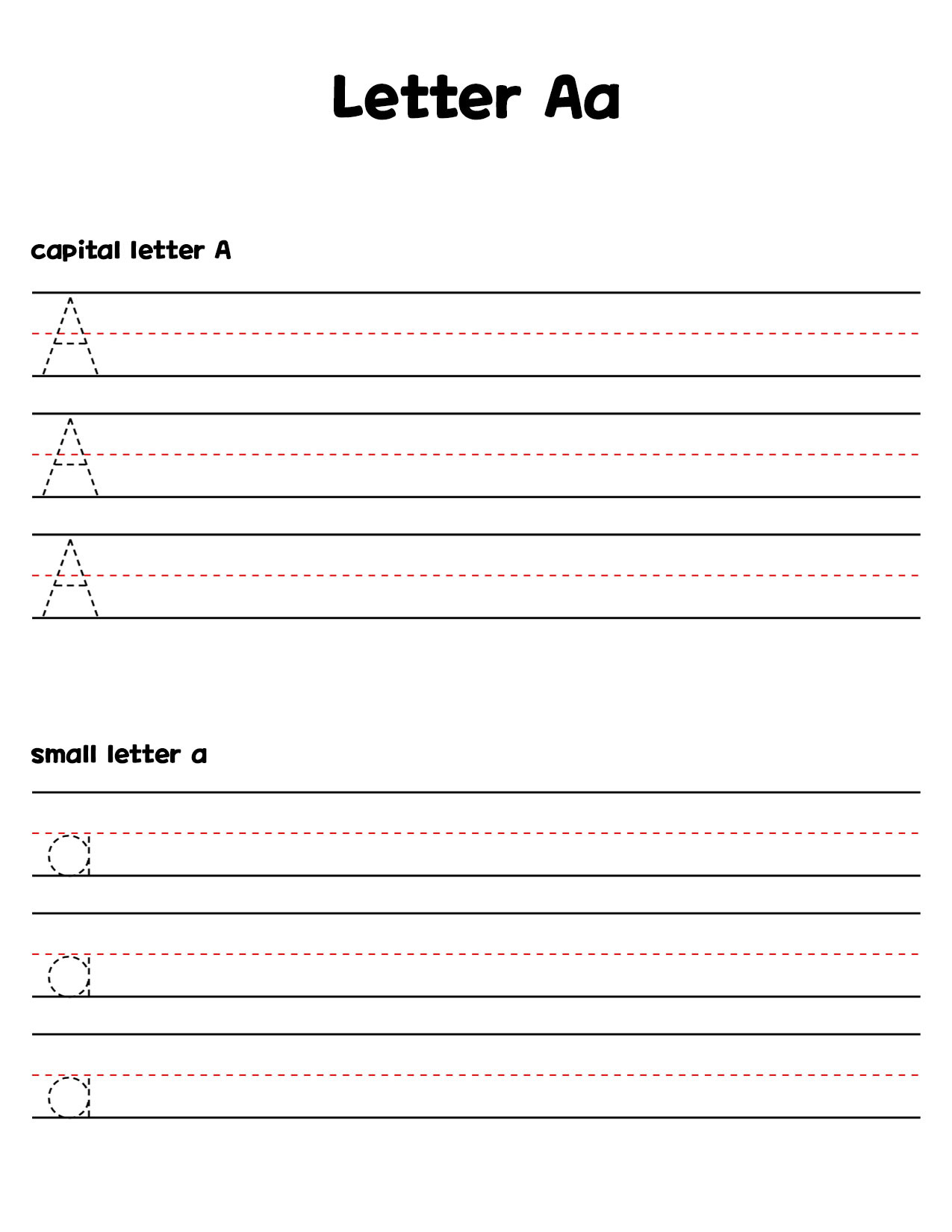 엄마가 만든 유아 홈스쿨 영어 알파벳A 대문자 소문자 쓰기 연습 :: 안녕, 나의 일상!