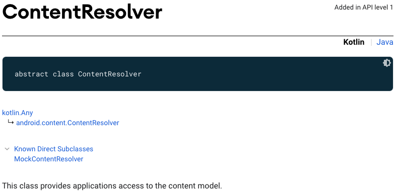 Contentprovider 와 ContentResolver 이용한 CRUD # Mime-type Uri