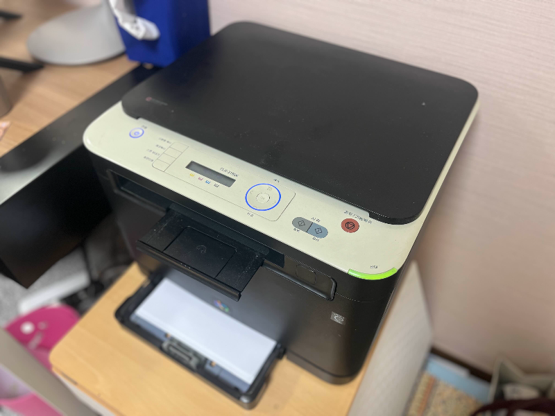 삼성 프린터 남은 잉크 토너 잔량 확인 방법 (CLX-3180K 컬러 복합기)